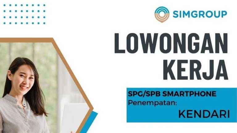 SIMGROUP Buka Rekrutmen Posisi SPG/SPB Smartphone, Penempatan Area ...